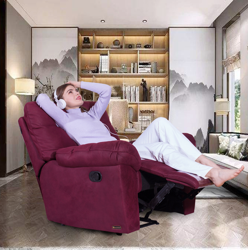 The best Luxury Red Cloth Recliner Chair - Shenzhen Mebon Furniture Co.,Ltd
